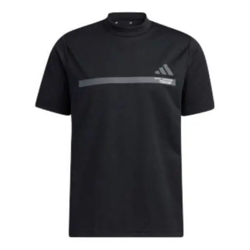 Adidas Mock Neck Short Sleeve Tee