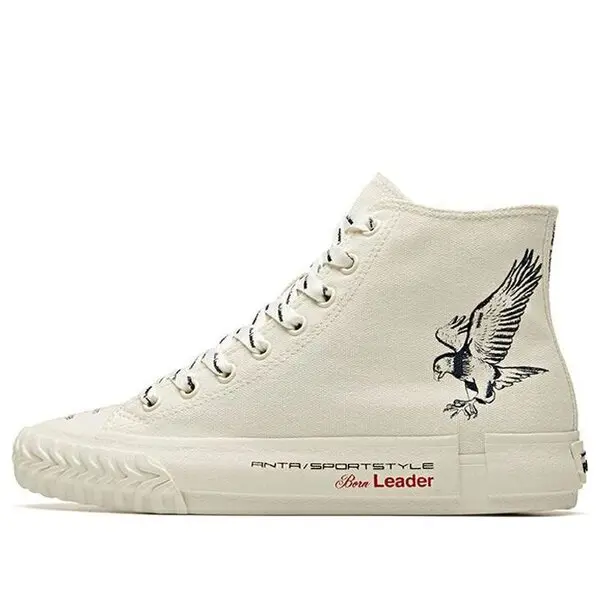 ANTA X Robert Geller Life Series Canvas High Top Sneakers