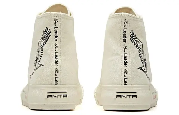 ANTA X Robert Geller Life Series Canvas High Top Sneakers
