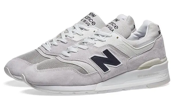 NEW BALANCE 997 Suede "off White" Sneakers - Grey/white/black