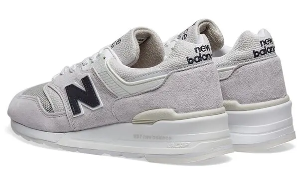 NEW BALANCE 997 Suede "off White" Sneakers - Grey/white/black