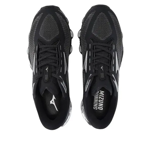Mizuno Wave Prophecy 15 Athletic Sneakers - Black/metallic Silver