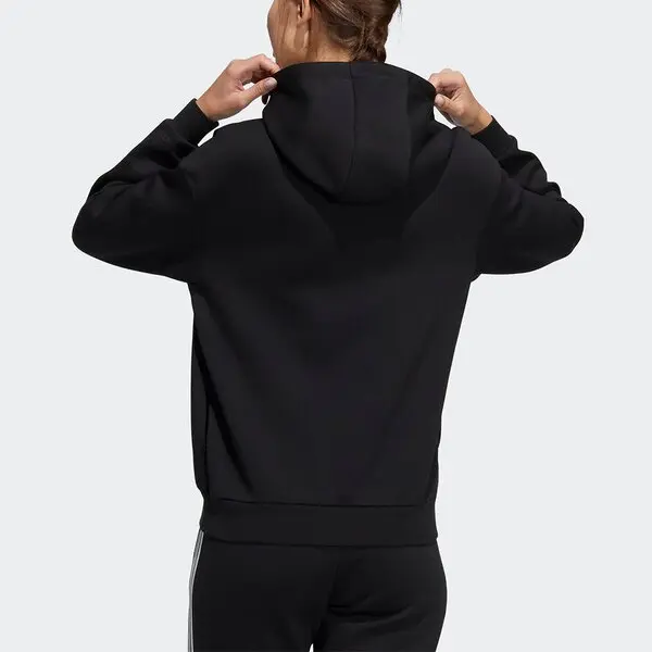 Adidas Essential Logo Hoodie - Black/pink