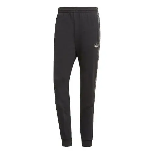 Adidas Originals Sprt Sweatpants Casual Sports Knit Bundle Feet Long Pants - Black