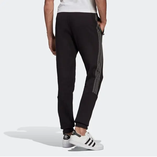 Adidas Originals Sprt Sweatpants Casual Sports Knit Bundle Feet Long Pants - Black