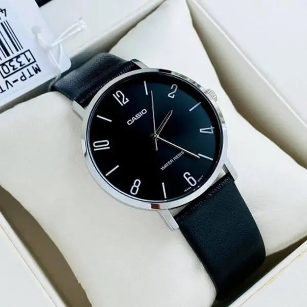 Casio Analog Leather Watch