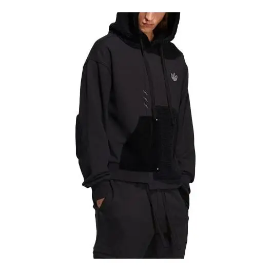 Adidas Originals Irregular Splicing Sports Hoodie - Multi-color