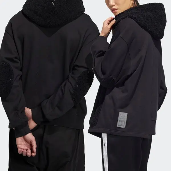 Adidas Originals Irregular Splicing Sports Hoodie