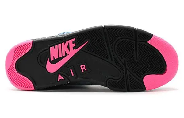 Nike Command Force Bleached Denim High Top Sneakers - Blue/black