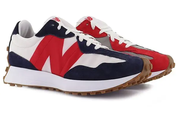 NEW BALANCE 327 Sneakers - Red/blue