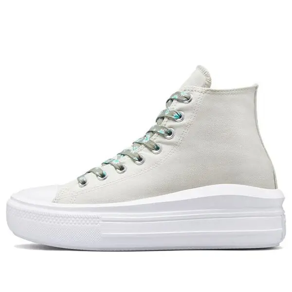 CONVERSE Chuck Taylor All Star Move Platform High Top Sneakers - Gray/green