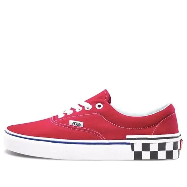 VANS Era Check Block Sneakers - Red