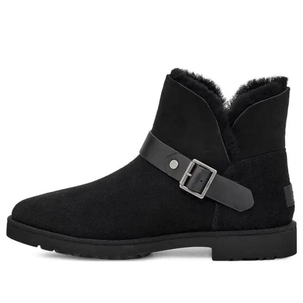 UGG Romely Short Buckle Boot - Black