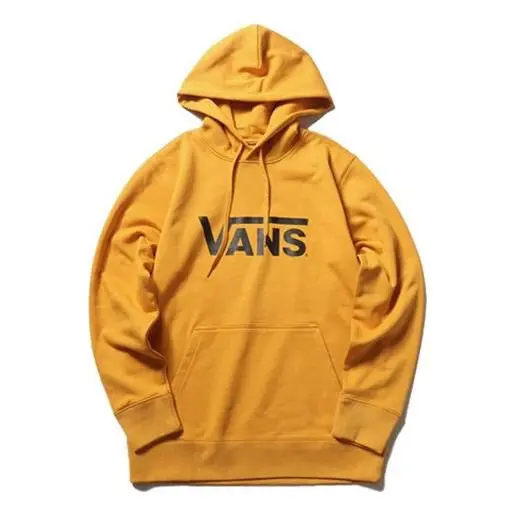 VANS Classic Logo Pullover Hoodie - Yellow