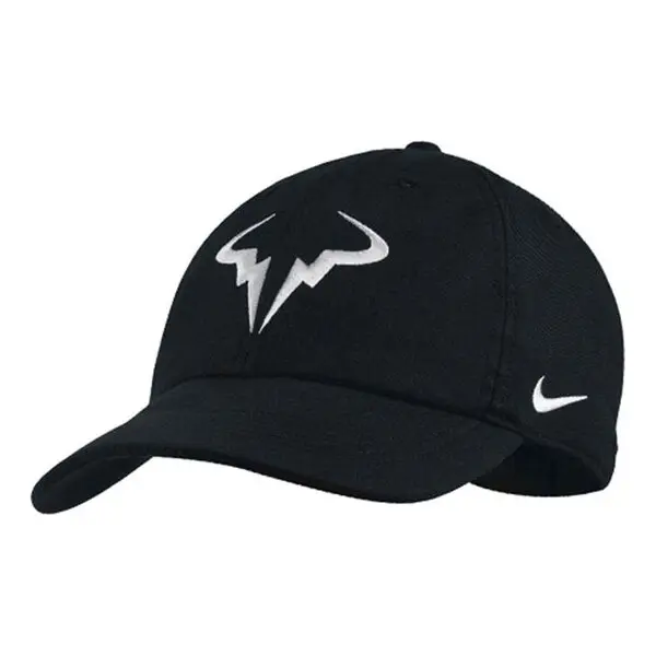 Nike Court Aerobill Rafa Heritage86 Tennis Cap - Black/white