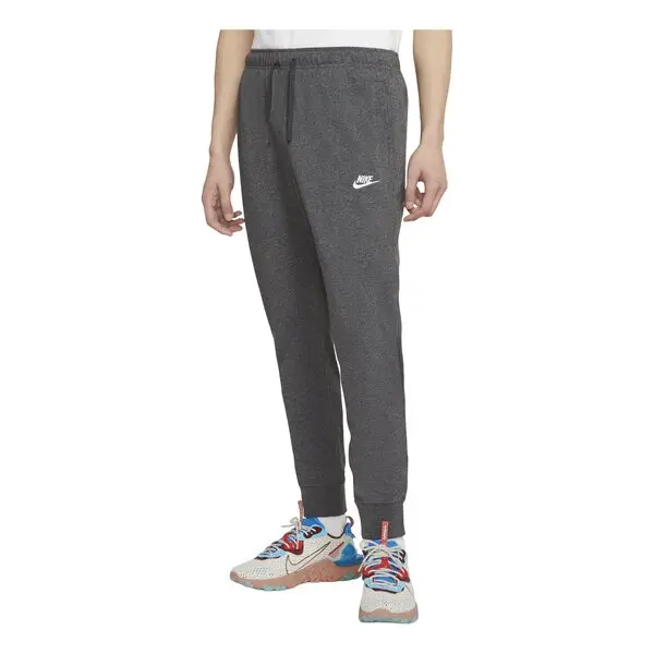 Nike Club Knit Sports Long Pants - Carbon Black