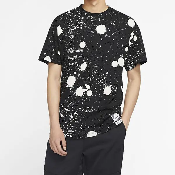 Nike Printing Short Sleeve 'splash White