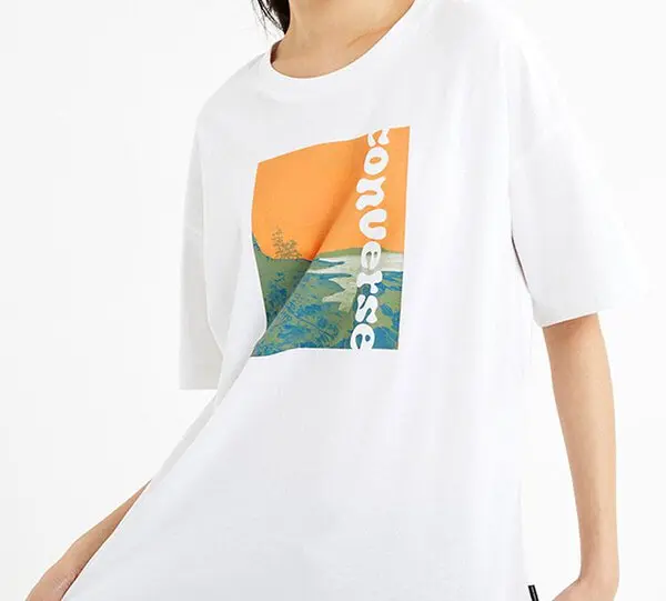 CONVERSE Landscape Alphabet Short Sleeve Tee