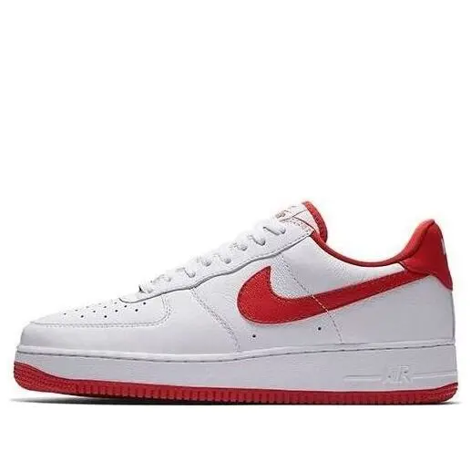 Nike Force 1 Low Sneakers - White/red