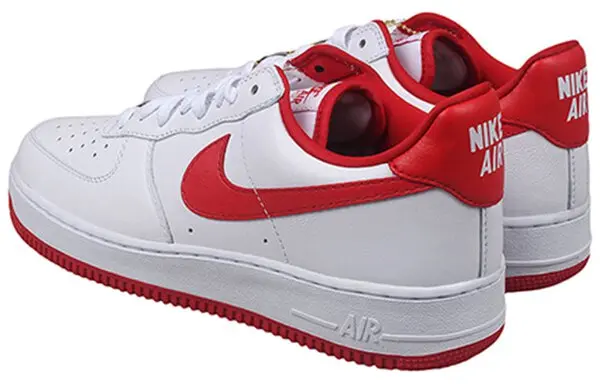 Nike Force 1 Low Sneakers - White/red