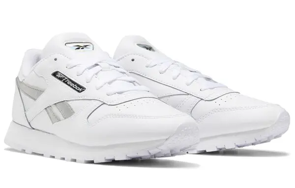 REEBOK Classic Leather Metallic Sneakers - White