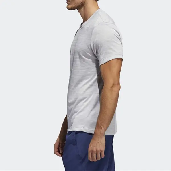 Adidas Gradient Tee Training Gray White - Graywhite