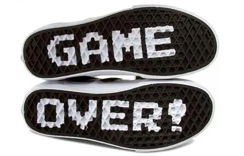 VANS Nintendo X Classic Slip-on 'zelda' Graphic Printed Sneakers - Black