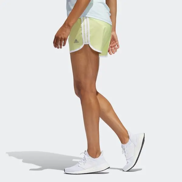 Adidas M20 Short W Running Sports Shorts - Light Yellow