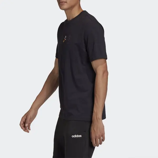 Adidas Disney Tee Training Sports Short Sleeve - Black