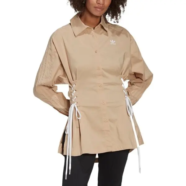 Adidas Always Original Shirt With Lace-up Detailing