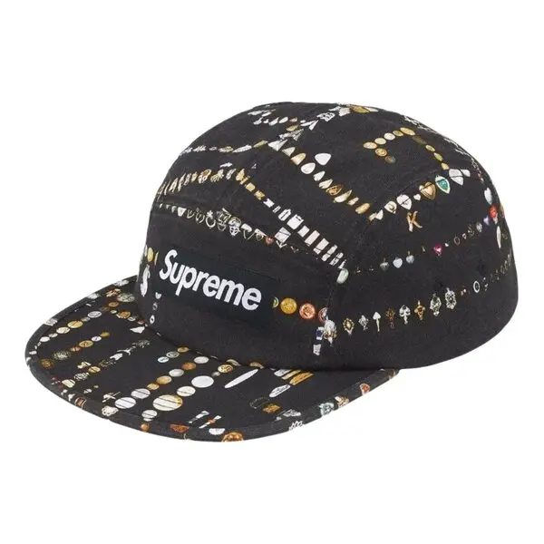 Supreme X Mike Kelley Ss26 Camp Cap - Black