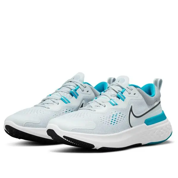 Nike React Miler 2 Athletic Sneakers - Grey/blue