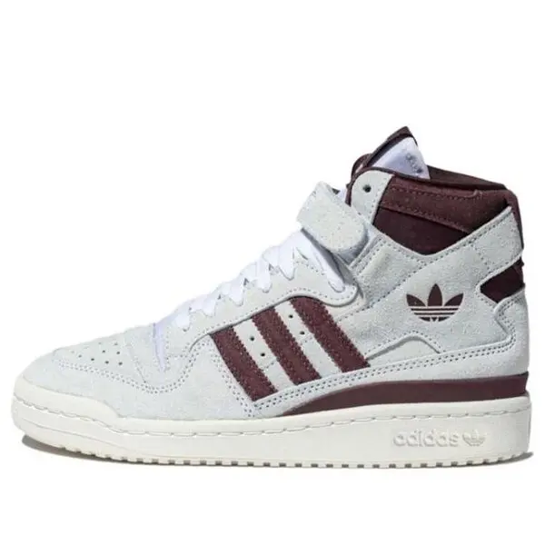 Adidas Originals Forum 84 High Top Sneakers - Gray/red