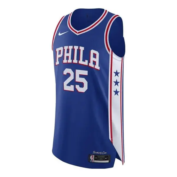 Nike X Nba Philadelphia 76ers Icon Edition 2020 Authentic Jersey Ben Simmons 25