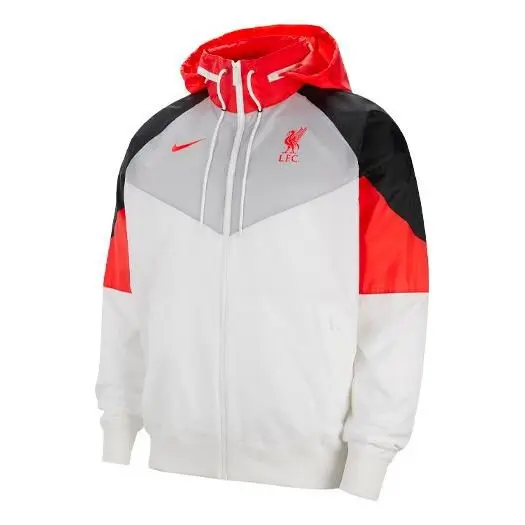 Nike Liverpool Fc Windrunner Jacket - White