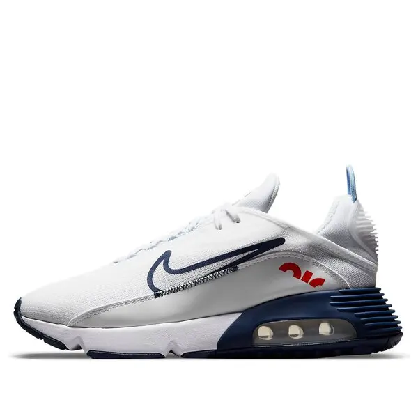 Nike Max 2090 Athletic Sneakers - White/blue/red