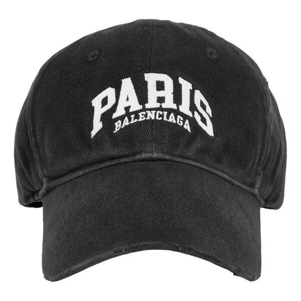 Balenciaga Cities Paris Cap - Black