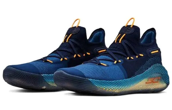 Under Armour Curry 6 "underrated" Basketball Sneakers - Blue