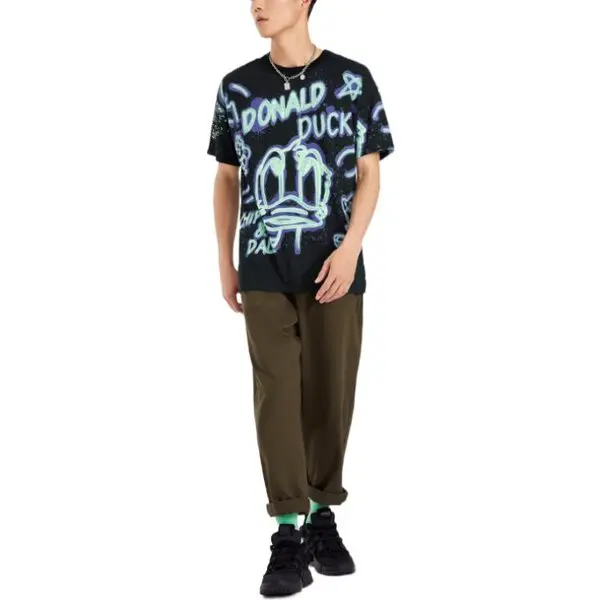LI-NING X Disney Donald Duck Graphic T-shirt 'black