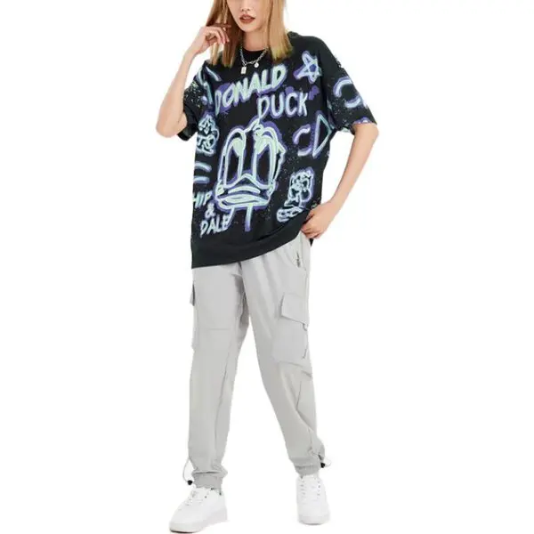 LI-NING X Disney Donald Duck Graphic T-shirt 'black