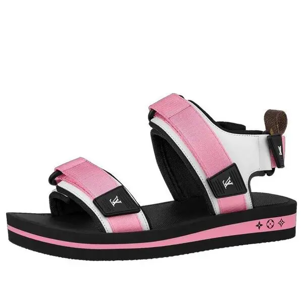 LOUIS VUITTON Arcade Sandals - Pink/black/white