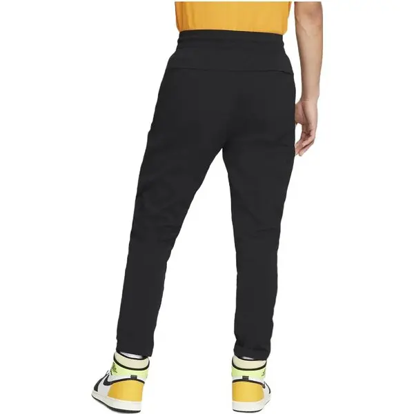 JORDAN Statement Essentials Solid Color Alphabet Embroidered Casual Pants/trousers Autumn Black
