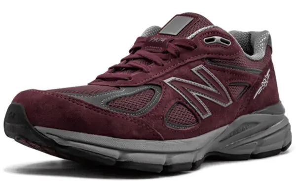 NEW BALANCE 990v4 Made In Usa Sneakers - Wine Red