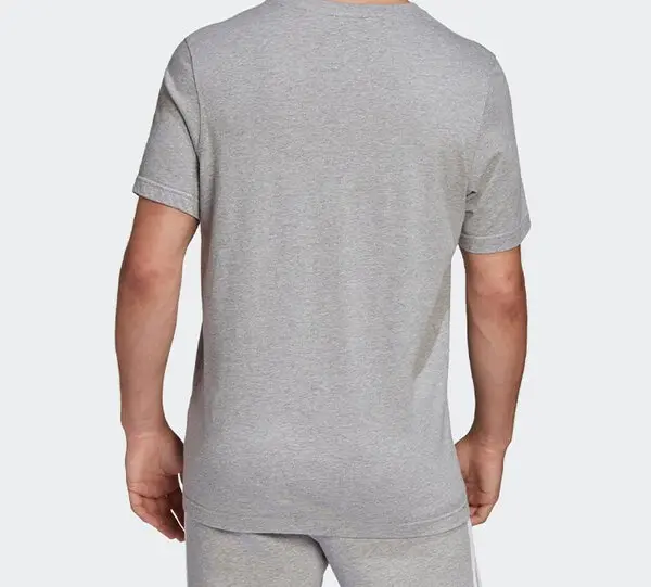Adidas Originals Chest Logo Sports Short Sleeve - Gray