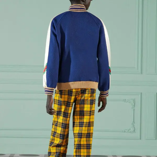 Gucci Wool Track Jacket 'blue
