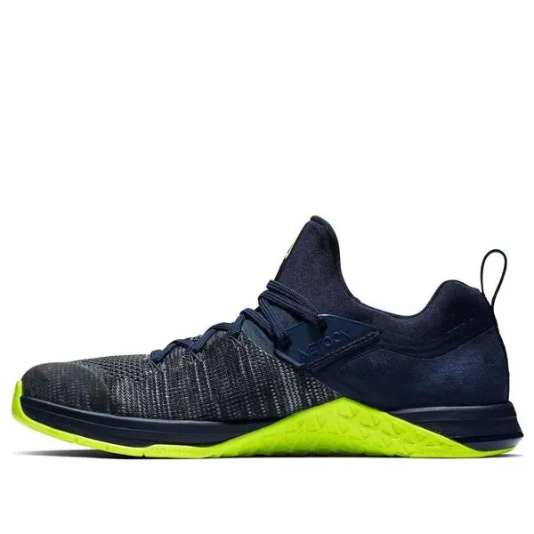 Nike Metcon Flyknit 3 Athletic Sneakers - Obsidian/volt