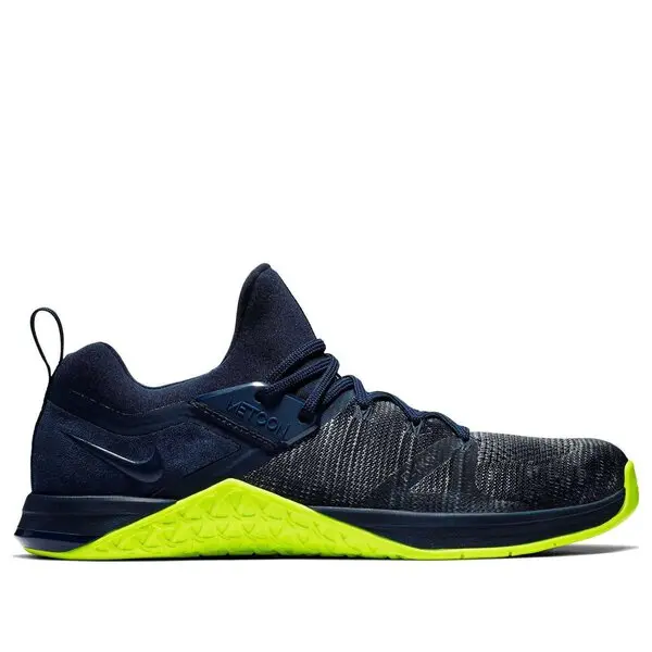 Nike Metcon Flyknit 3 Athletic Sneakers - Obsidian/volt
