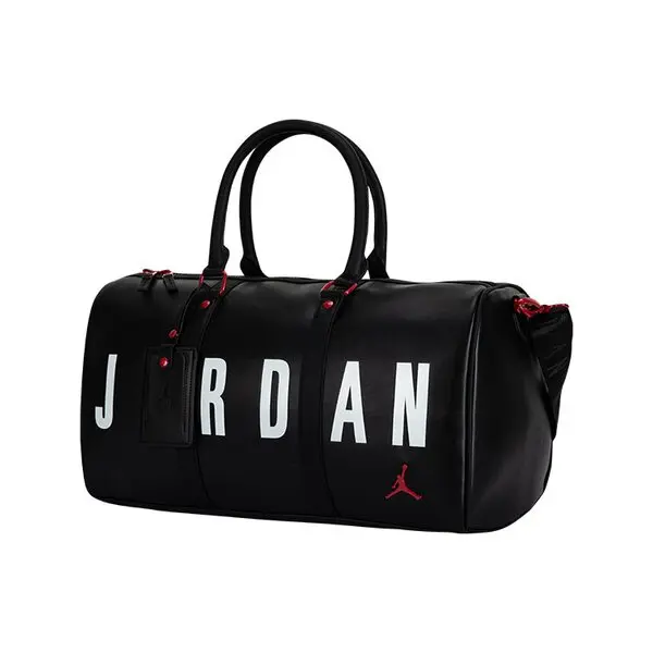 JORDAN Air Velocity Duffel Bag - Black/white/red