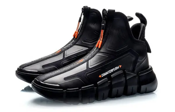LI-NING Counterflow High Top Zip Up Sneakers