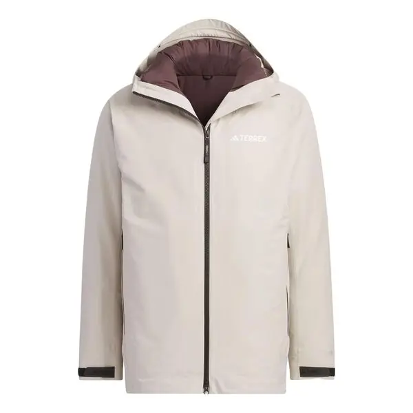 Adidas 3-in-1 Rain.rdy Reversible Jacket - Beige
